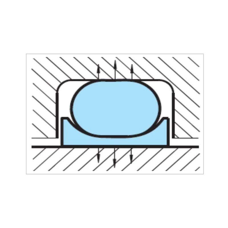 Custom products, double triangle seal,RDD402500，PTFE O Ring 250mm,262 ...