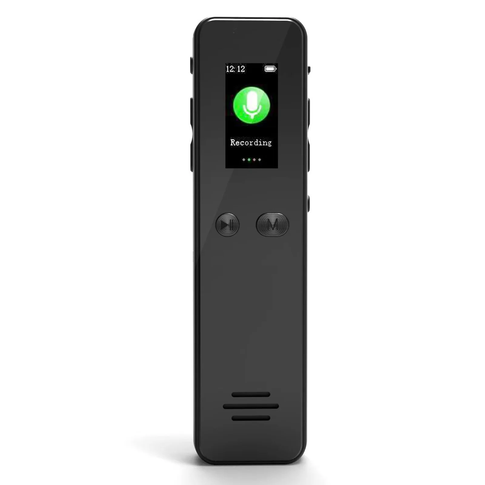 Digital Voice Recorder with 0.96" Color Screen Portable One-Key Audio ...