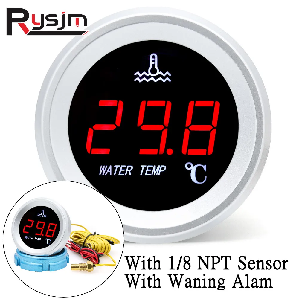 HD-2-52mm-Water-Temp-Temperature-Gauge-0-120-Water-Temperature-Meter-1 ...