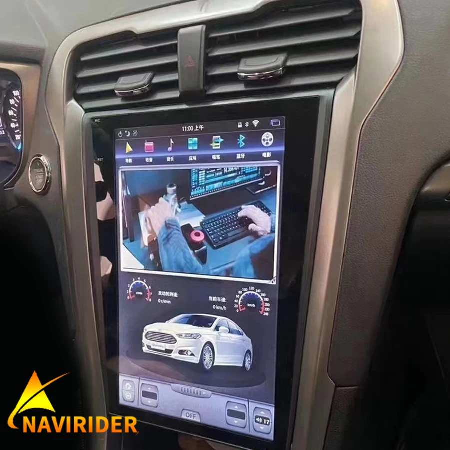 12-1-Android-11-Tesla-Screen-For-Ford-Fusion-Mondeo-2014-2019-Car-Radio ...