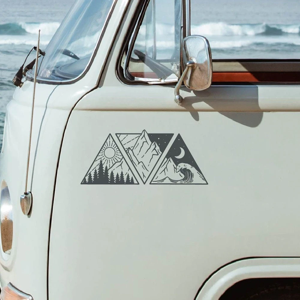 Autocollants-de-style-de-voiture-Ocean-Mountain-autocollants-en-vinyle ...