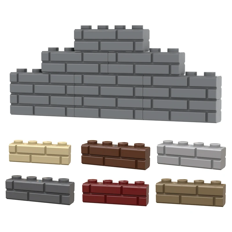 Masonry Wall Modified Bricks 15533 1x4 Toys Building Blocks Compatible ...