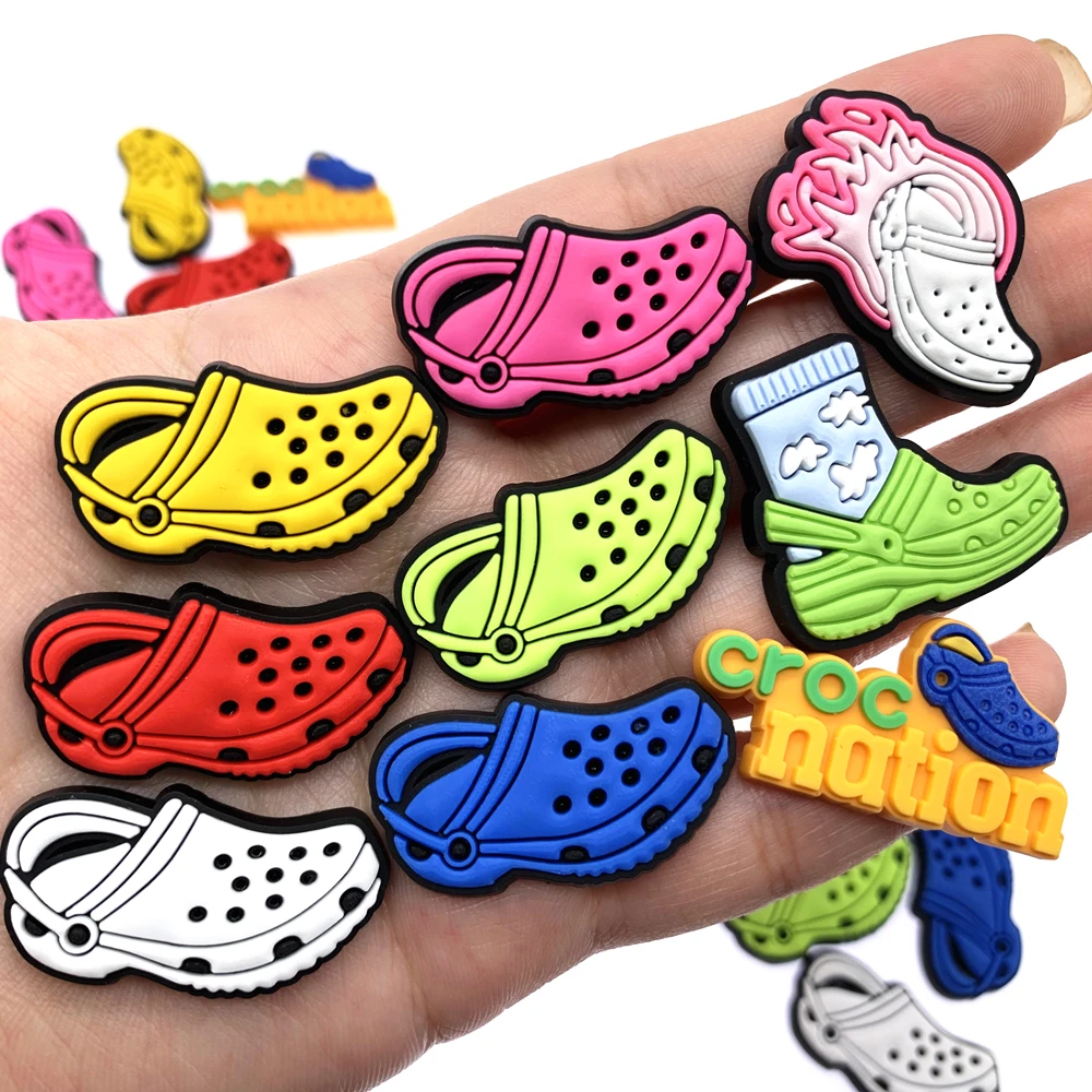 1PCS-Cute-Croc-Series-Charms-Hole-Slipper-Cartoon-Shoe-Accessories-Kids ...