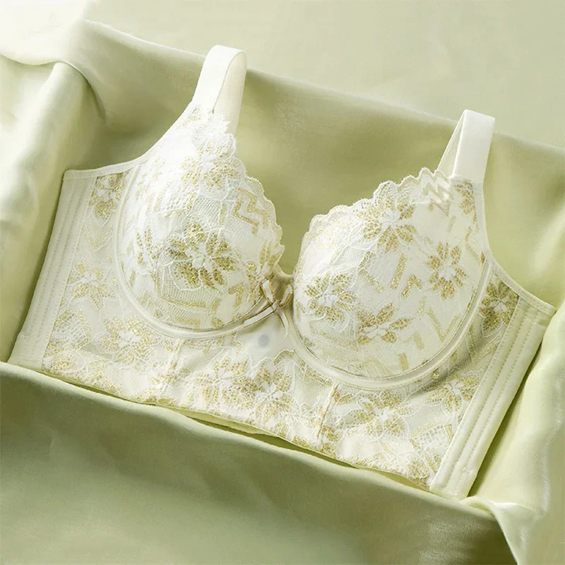 Adjustable-Lace-Cup-Soft-Steel-Ring-Bras-Women-s-Fat-Collection ...
