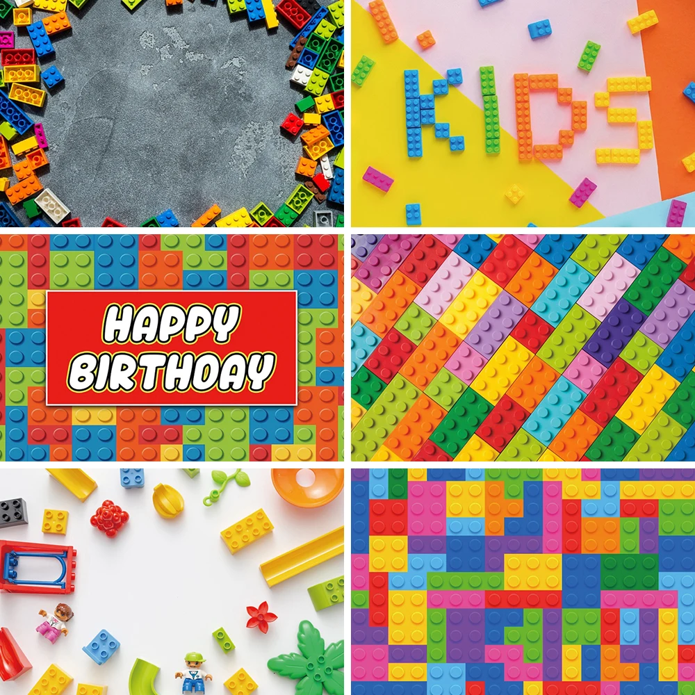 Custom-Building-Blocks-Colorful-Birthday-Photography-Backgrounds ...