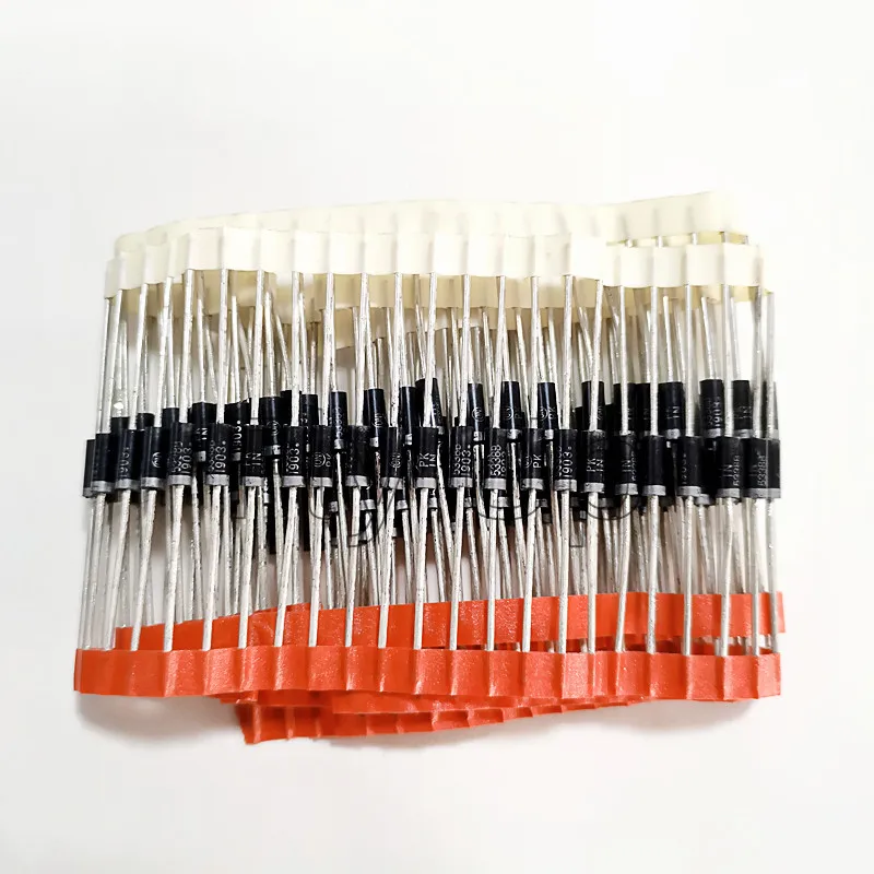 100PCS-1N4007-1N5819-1N4001-UF4004-UF4007-FR107-FR157-FR207-1N4004 ...