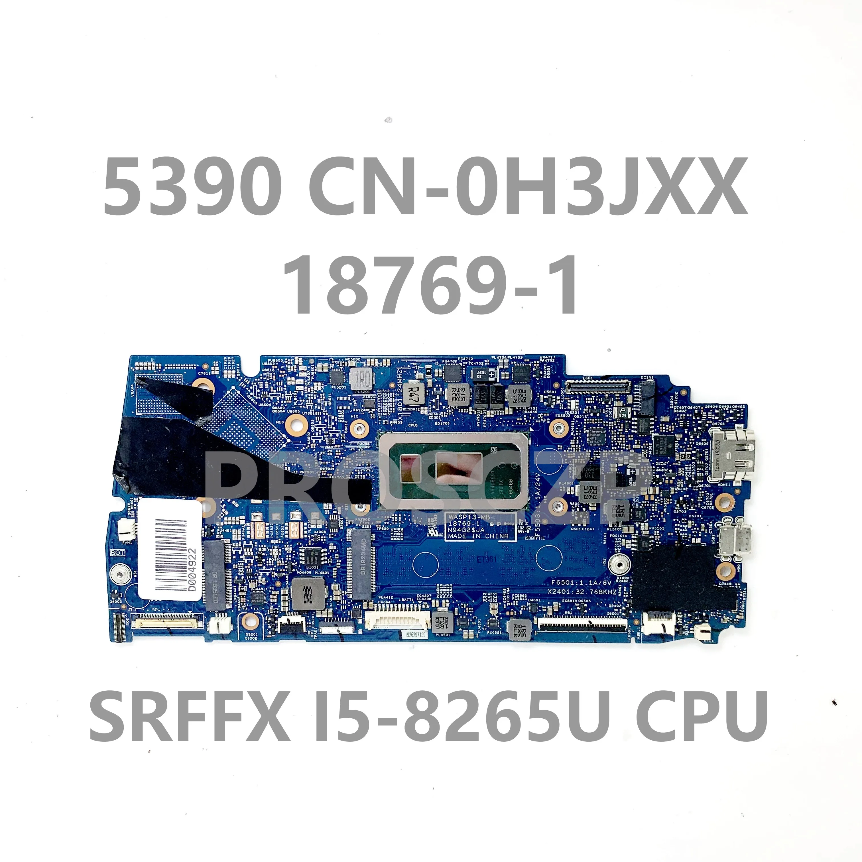 CN-0H3JXX-0H3JXX-H3JXX-With-SRFFX-I5-8265U-CPU-NEW-Mainboard-For-DELL ...