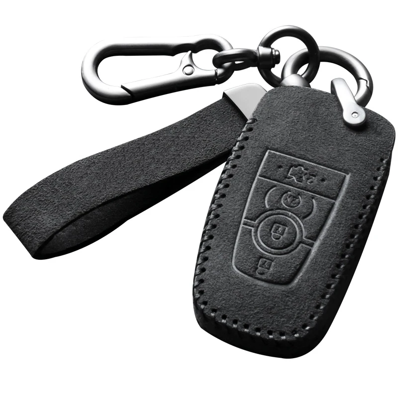 Alcan-tara-Car-Key-Case-Cover-Bag-for-Ford-Mondeo-Edge-Explorer-Focus ...