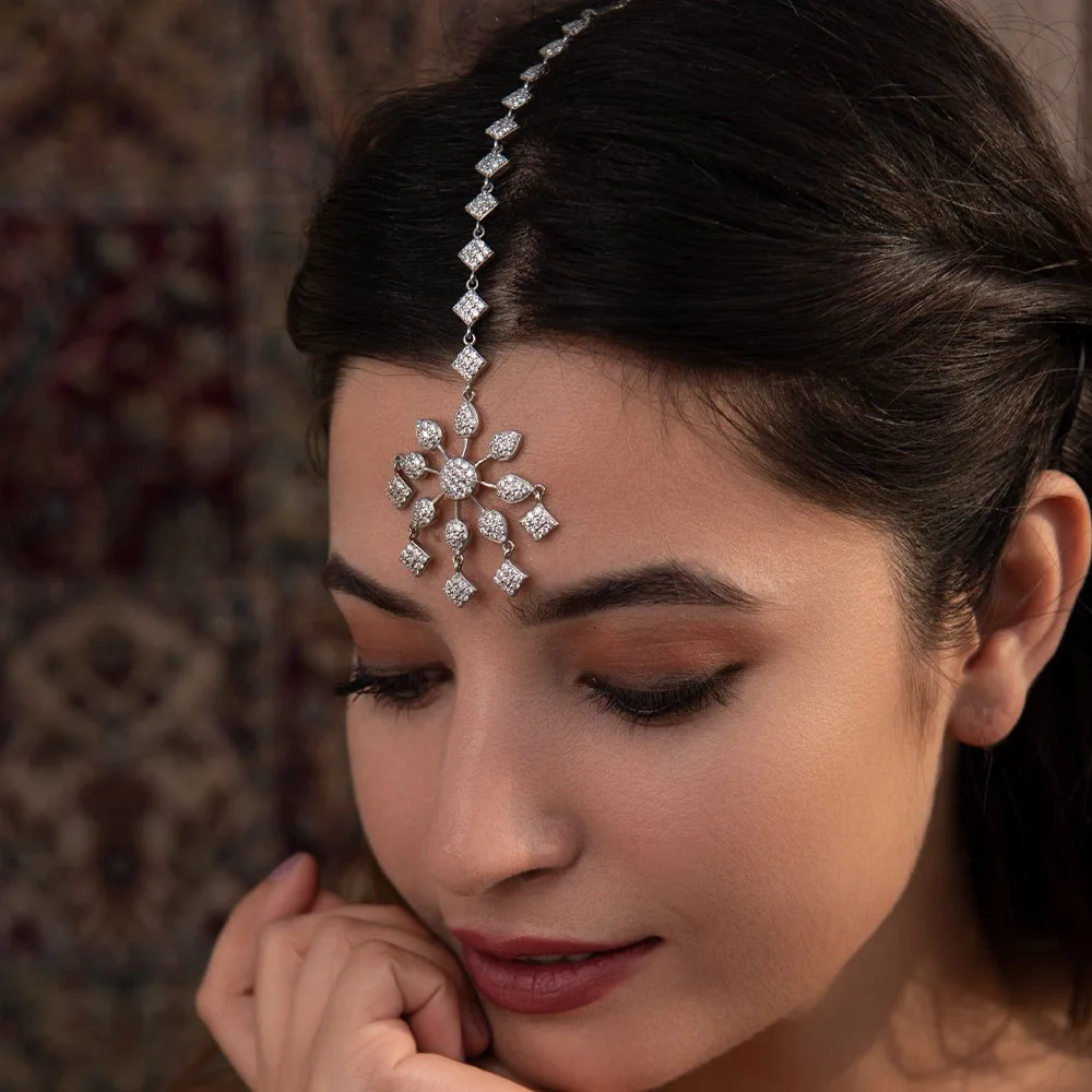 Stonefans-Indian-Bridal-Forehead-Chain-Headband-Boho-Wedding-Decorative ...
