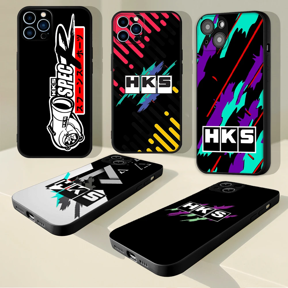 Funda-de-tel-fono-HKS-JDM-para-coche-deportivo-accesorios-para-Iphone ...