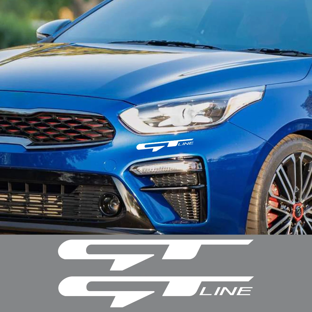 Pegatina gráfica para coche, Kit de rayas GT Line Gtline, calcomanía de ...