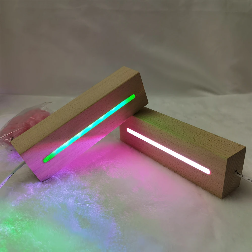 Rectangle-Solid-Wooden-LED-Base-Strip-Luminous-Base-for-Resin-Letter ...