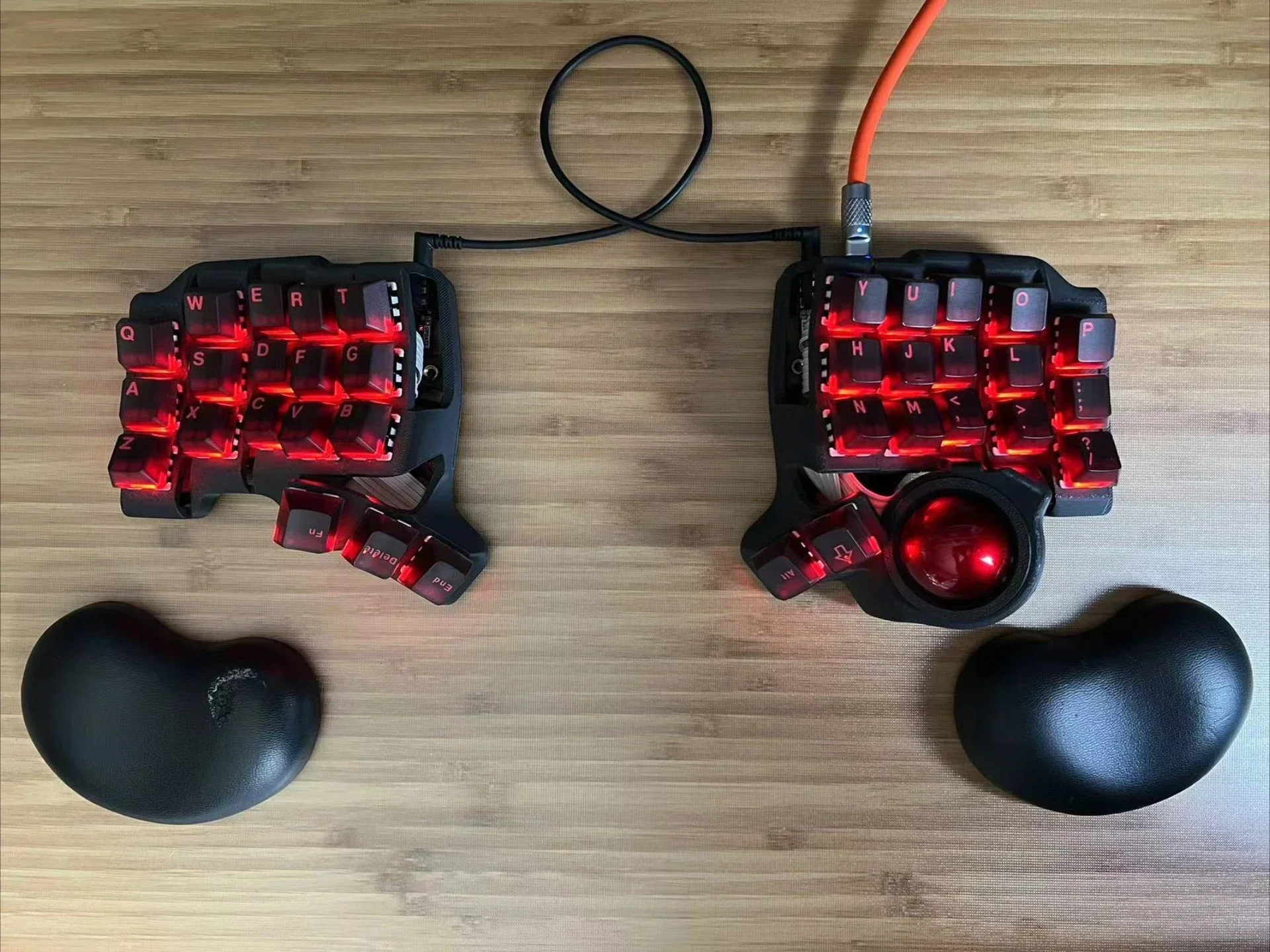 Charybdis-Mini-Curved-Split-Keyboard-Kit-3x6-with-Trackball-Switch ...