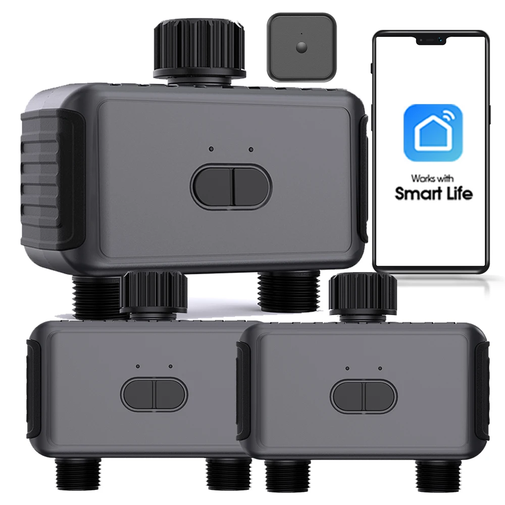 WiFi-Bluetooth-compatible-2-Outlet-Garden-Water-Timer-Smart-Remote ...
