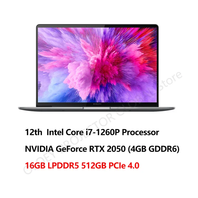 2022 NEW Xiaomi Laptop Pro 14 i7-1260P/i5-1240P RTX 2050 16GB LPDDR5 ...
