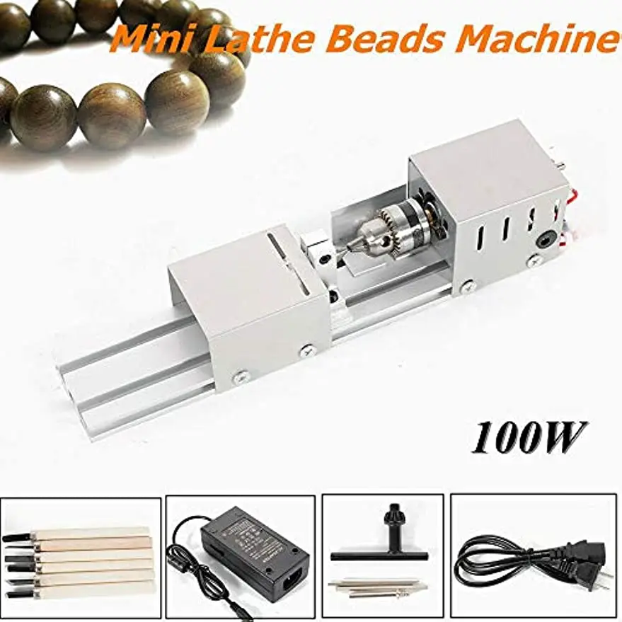 100W-Mini-Lathe-Bead-Machine-Lathe-Polishing-Machine-Wood-Working ...