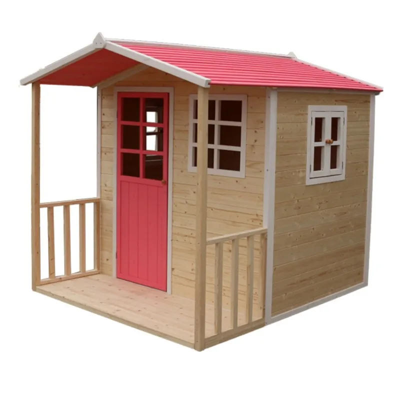 Kindergarten-Outdoor-Wooden-House-Children-s-Room-Children-s-Play ...
