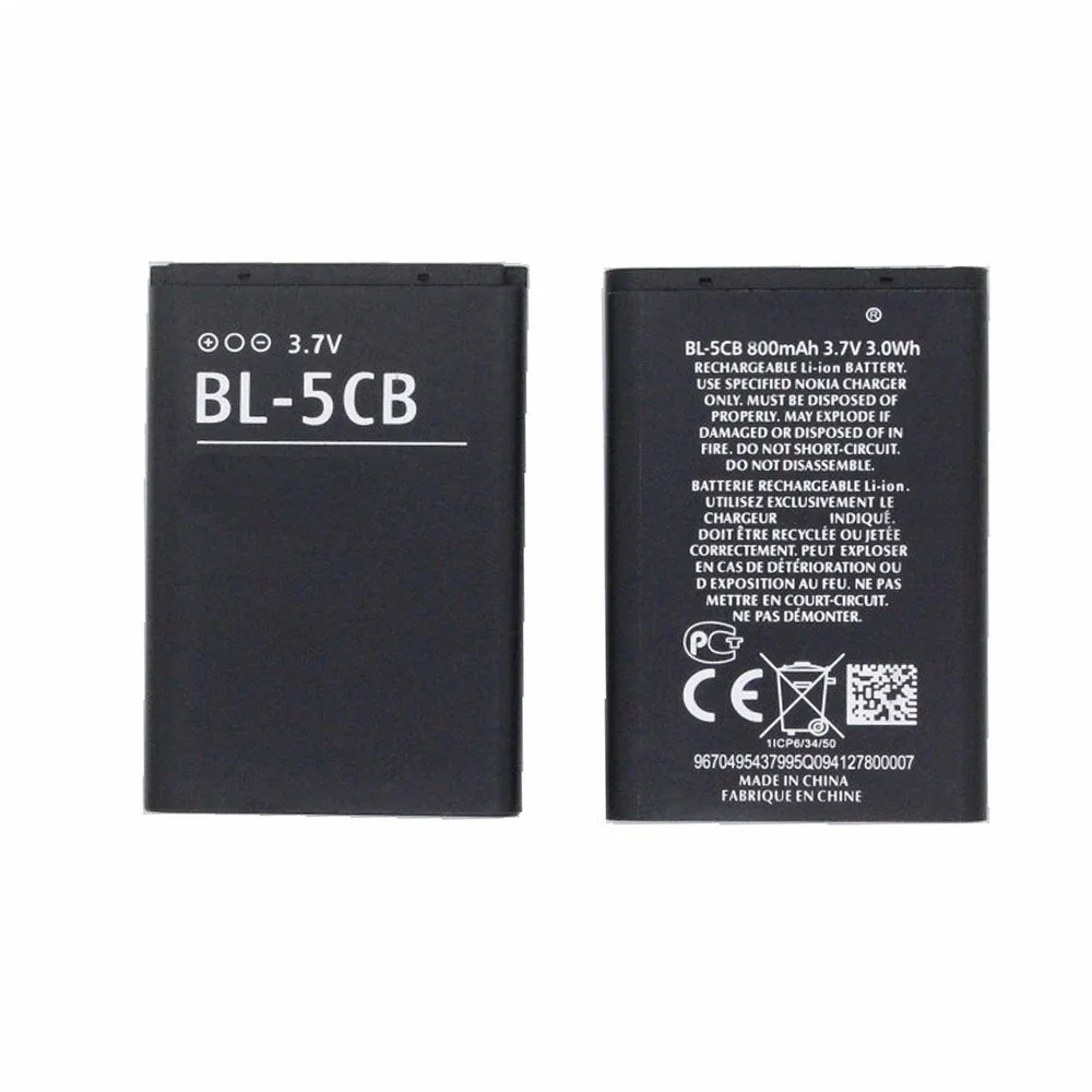 BL-5CB BL5CB аккумулятор для телефона Nokia N72 100 101 103 105 109 111 113 1000 1280 1110 1112 ...