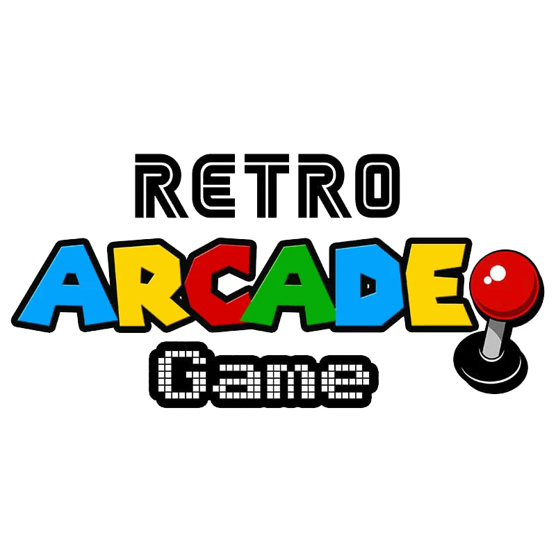 Classic Arcade Game Logos