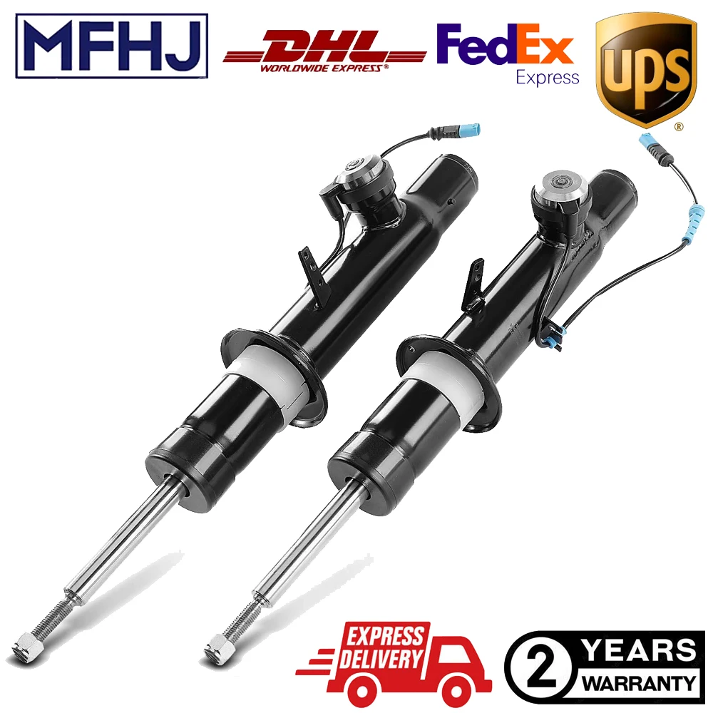 2x Front Left & Right Air Suspension Shock Absorber For BMW F15 F16 X5 ...