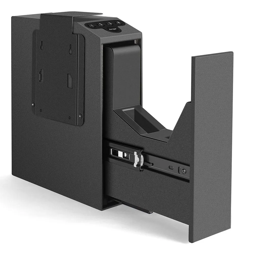 Biometric-Slider-Gun-Safe-for-Handgun-Fingerprint-Gun-Safe-Supports ...