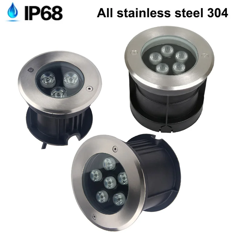 New-IP68-9W-15W-Waterproof-LED-Underground-Light-Outdoor-Ground-Garden ...