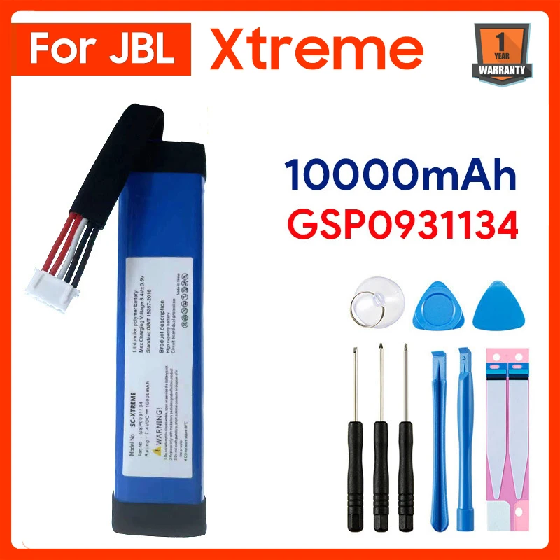 2022 100% Original New 10000mAh 37.0Wh battery for JBL xtreme1 extreme ...