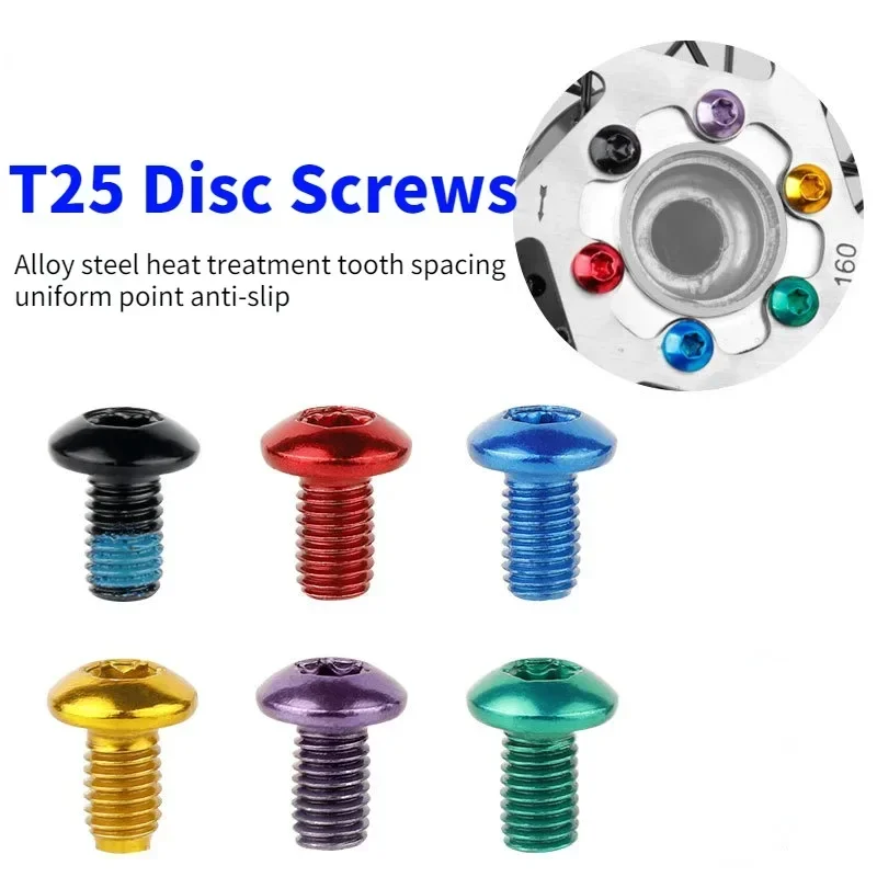 10PCS-T25-Screw-M5-9MM-Mountain-Bike-Parts-Stainless-Steel-Brake-Pad ...