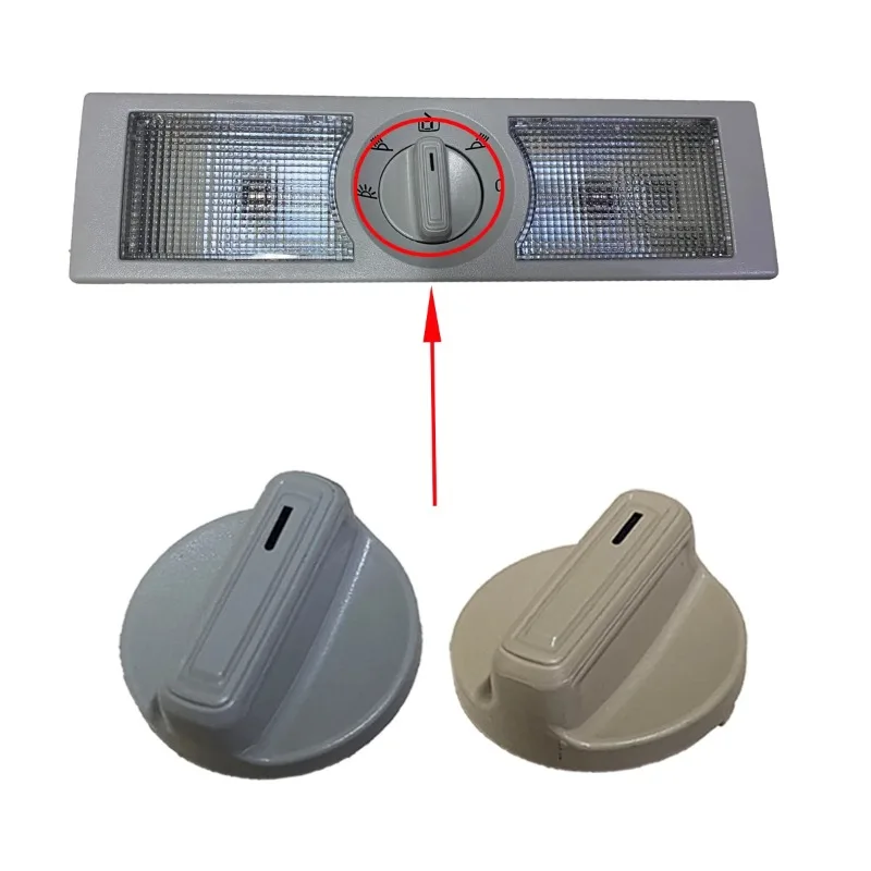 6Q0947291A-1PC-Gray-Beige-Rear-Roof-Reading-Lamp-Knob-Switch-For-VW ...