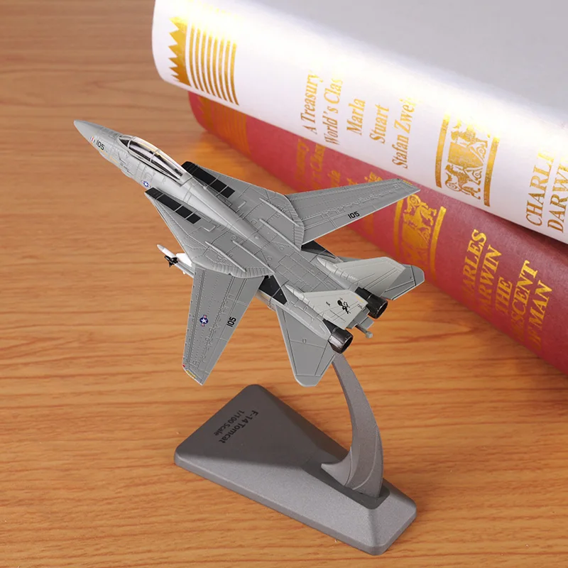 F-14 Tomcat Fighter Alloy Model 1:144 Toy Gift Collection