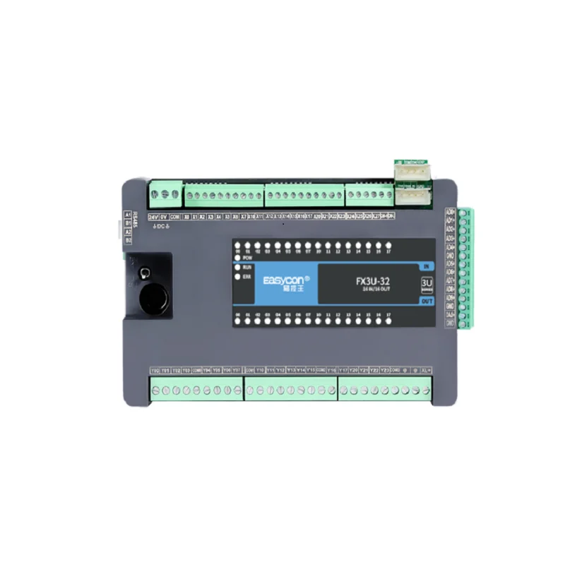 Controlador-l-gico-program-vel-FX3U-16DI-12DO-10AI-6AO-PLC-para-motor ...