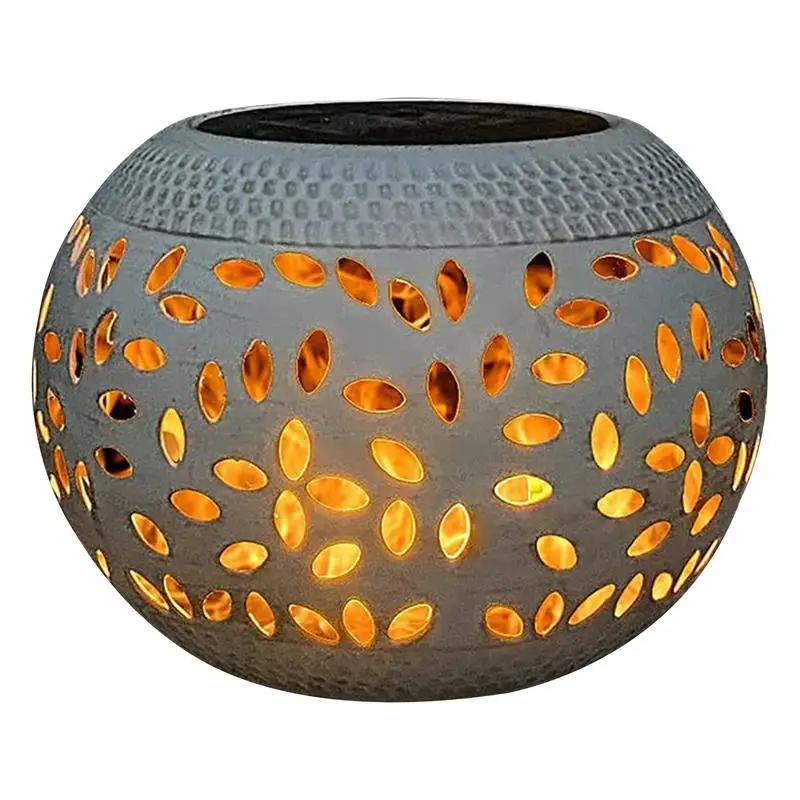 Linternas de mesa solares, luces LED impermeables para exteriores ...