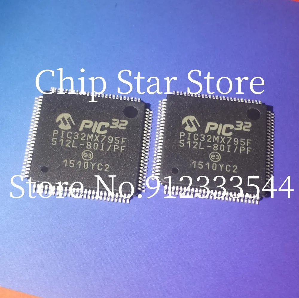 2-10pcs-PIC32MX795F512L-80I-PF-PIC32MX795F512L-TQFP100-32bit-MCU ...