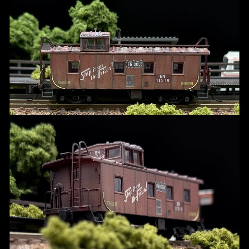 Train-Model-1-160-N-Scale-Rail-Car-0310044580-American-36ft-Caboose ...