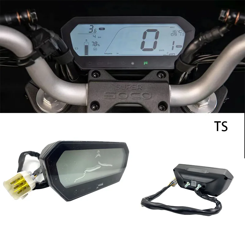 NEW-Fit-Super-SOCO-TS-Meter-Electric-Vehicle-Power-Instrument-Monitor ...
