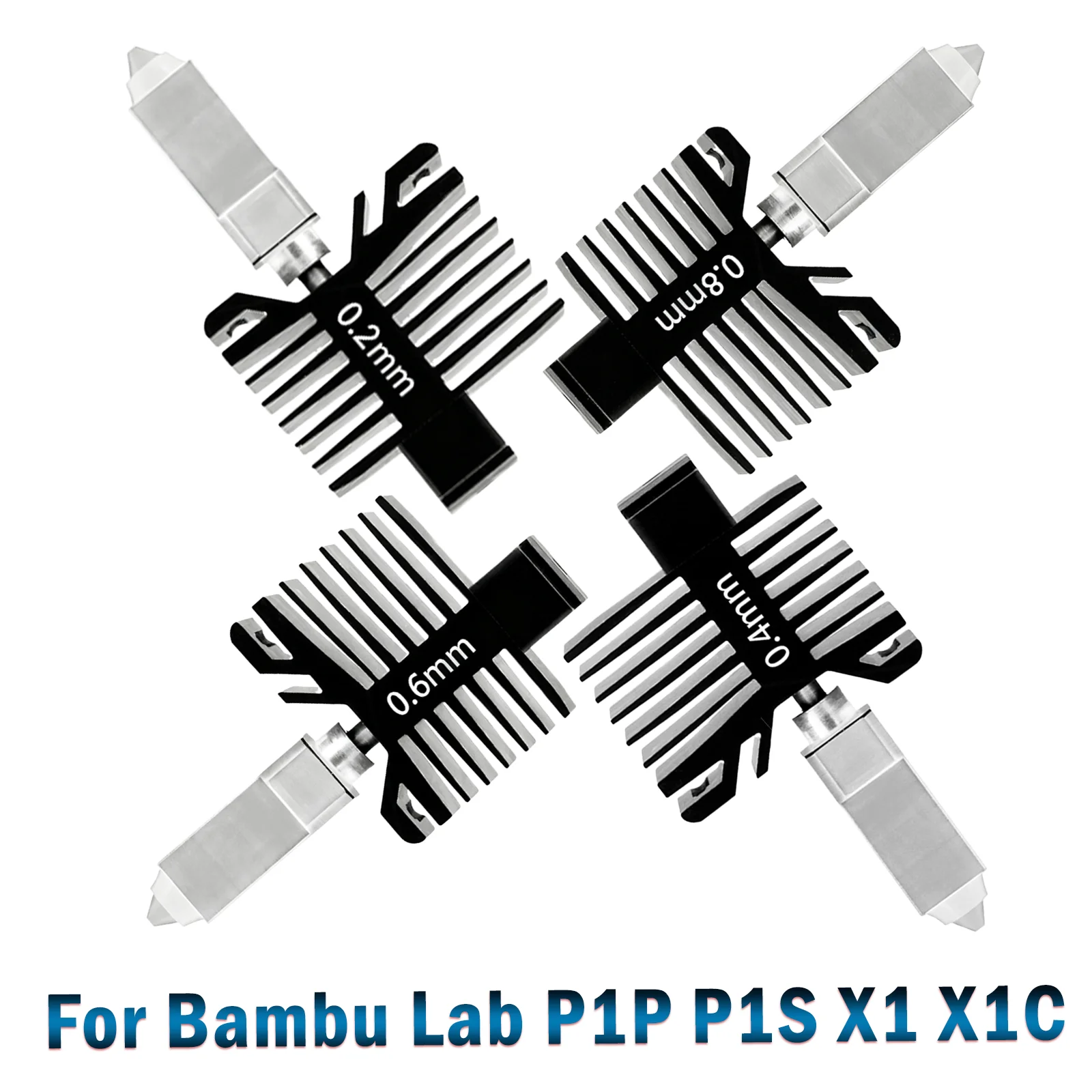 P1P P1S X1C X1 Bambu Lab Hotend Precision Module Leak-Proof Integrated ...