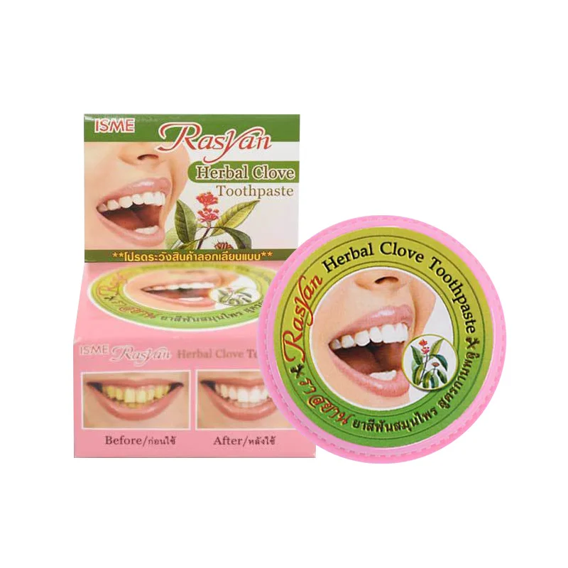 25g-Natural-Herbal-Clove-Thai-Teeth-Whitening-Powder-Toothpaste-Yellow ...