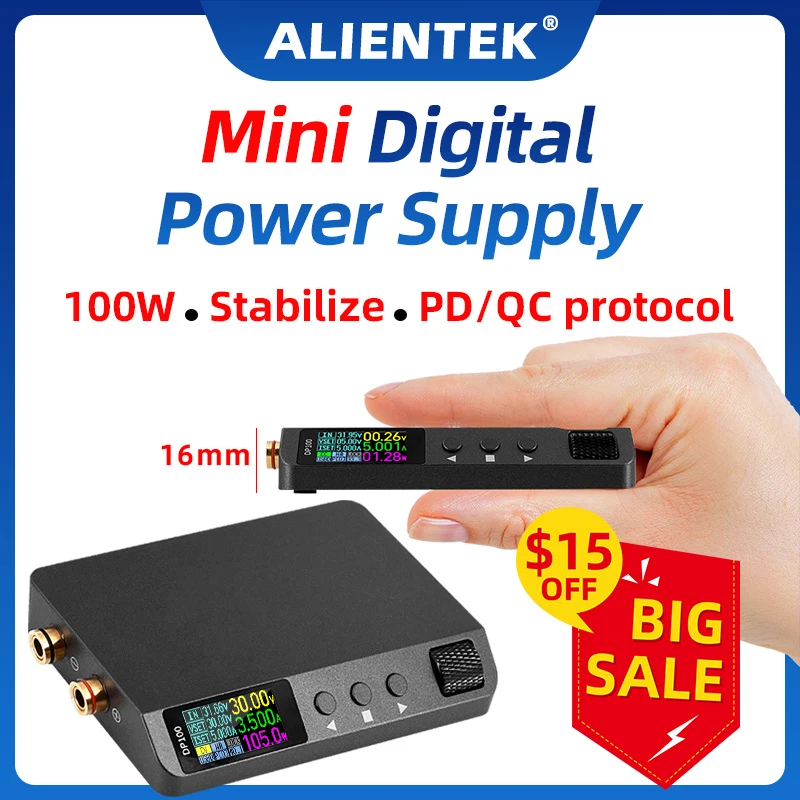 DP100-Digital-Power-Supply-Portable-Adjustable-Voltage-Regulator-DC ...
