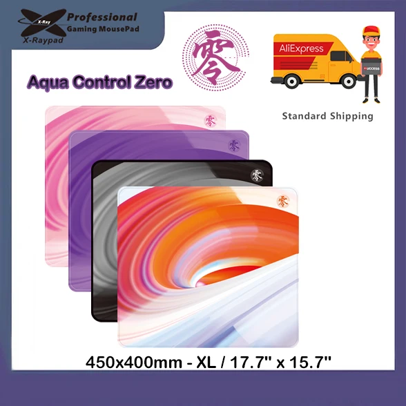450x400x4mm XL Xraypad Aqua Control Zero Gaming Mouse Pads With Durable ...