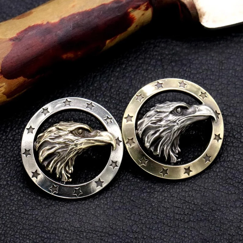 Brass Conchos Screw Back Leather Crafting Eagle Concho for Leather King ...