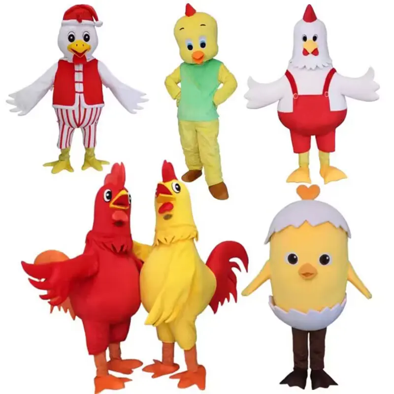 Playful-Chicken-Big-Rooster-Cartoon-Doll-Costume-Adult-Walking-Turkey ...