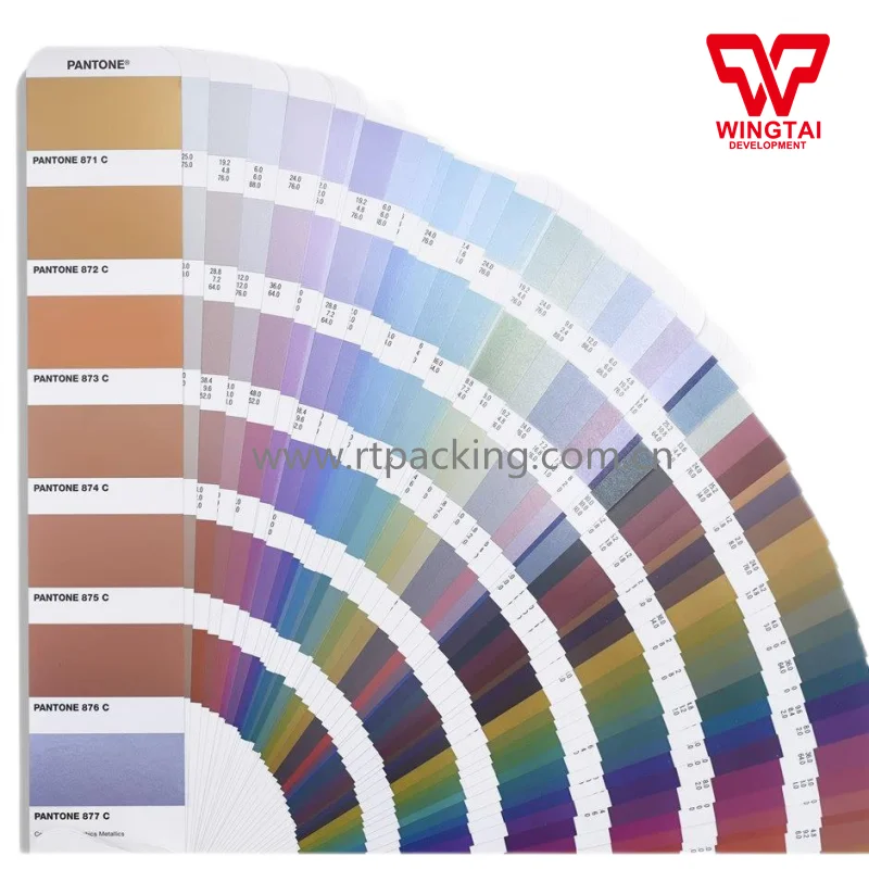 Metallic Pantone Color Reference Chart