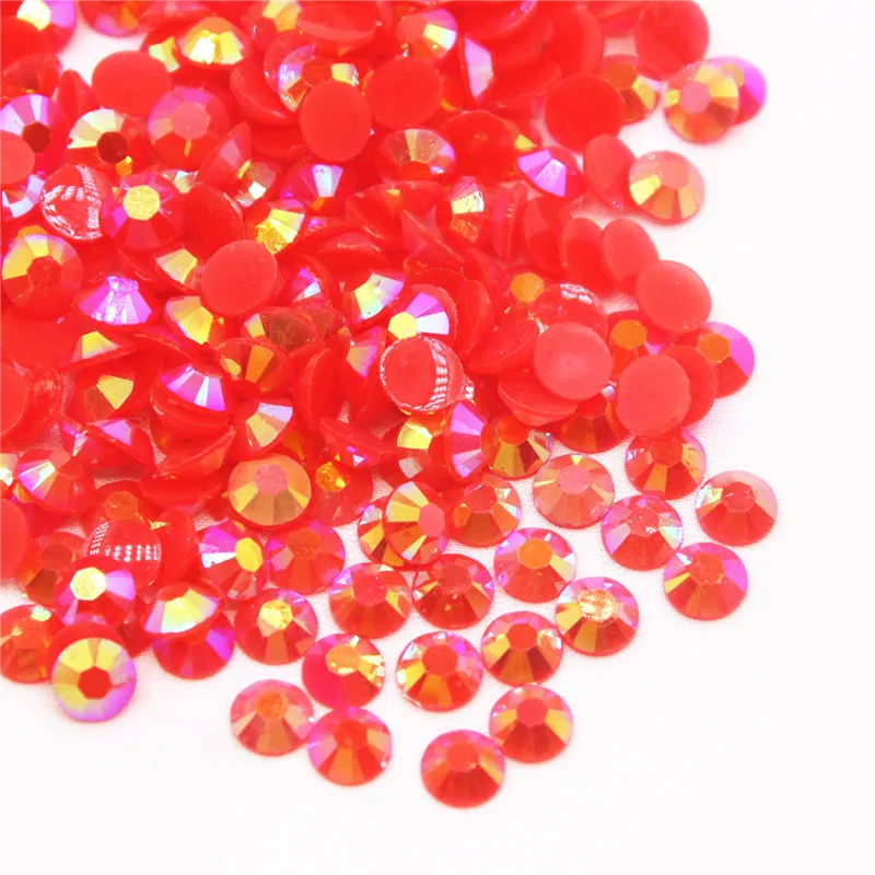 Flatback Rhinestone Decorations | Diy Accessories - Red Ab Resin 14 2 3 ...