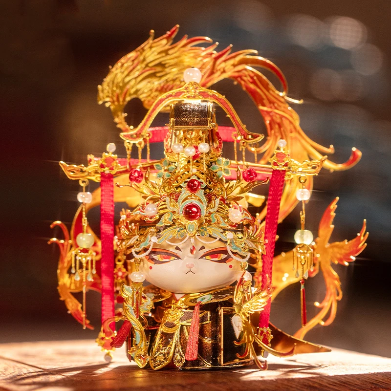 NEW DIY 3D Metal Puzzle Chinese Queen Mi Yue Mini Model Building Kits ...