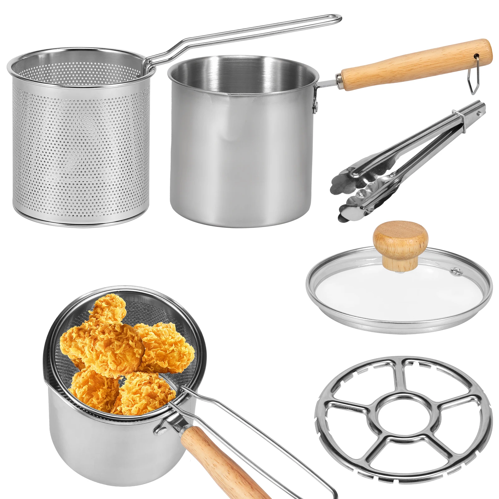 Freidora-profunda-multiusos-de-acero-inoxidable-olla-para-hervir ...