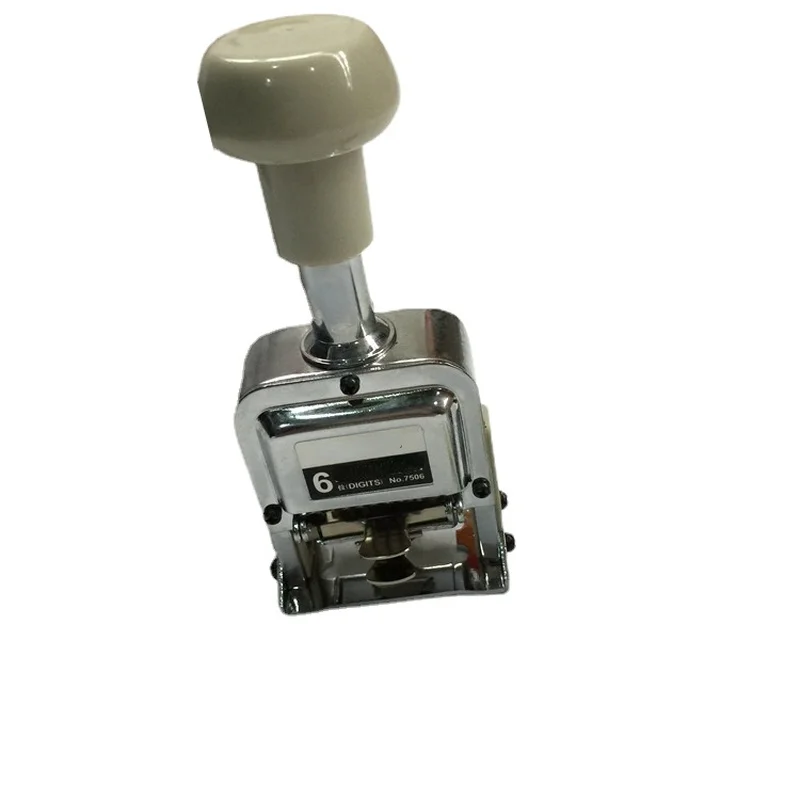 Number Machine 6 7 8 9 Digits Automatic Numbering Machine Into Number ...