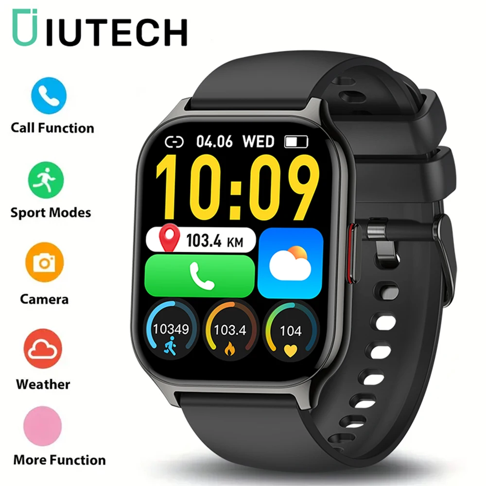 IUTECH-Men-Smart-Watch-For-Women-2-01Inch-Bluetooth-Calling-Watch ...