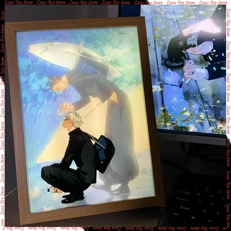 Jujutsu-Kaisen-Led-Photo-Frame-Light-Anime-Figure-Deco-Frame-Art ...