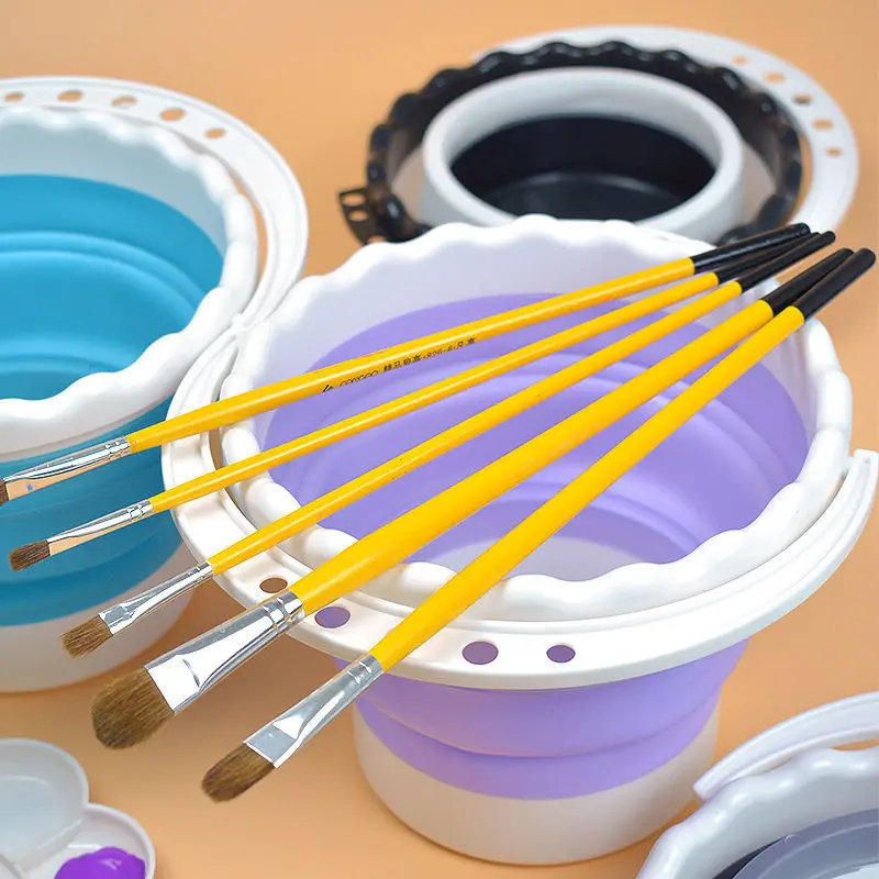 Paint Bucket And Brush