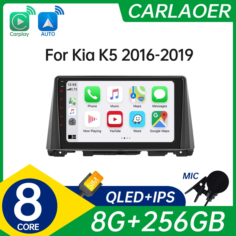 2-din-Android-Auto-Carplay-Car-Radio-Multimedia-For-KIA-Optima-K5-2016 ...